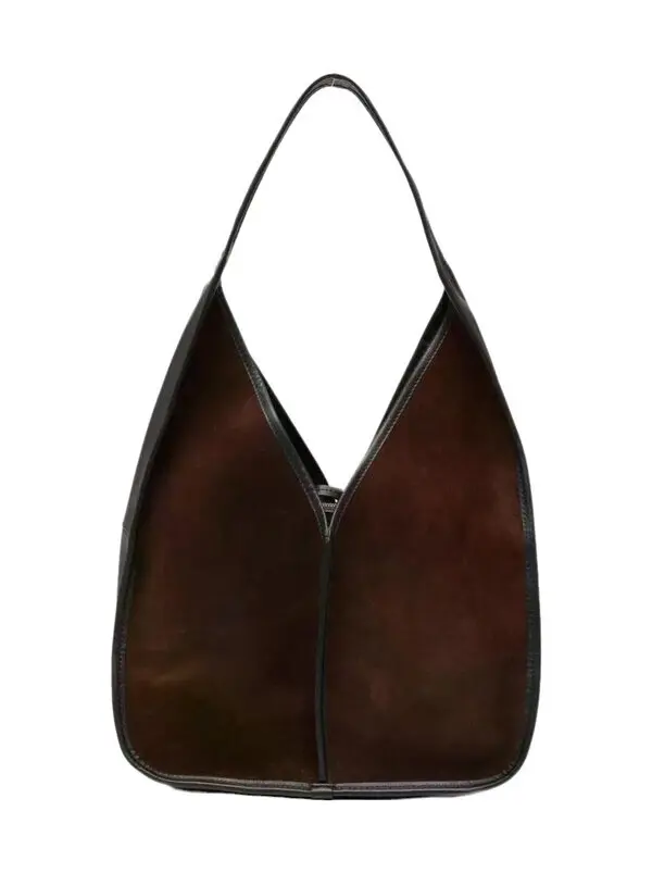 Hereu Calella Suede Shoulder Bag - Brown
