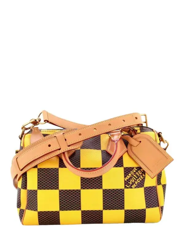 LOUIS VUITTON Speedy Bandouliere Satchel Bag - Yellow