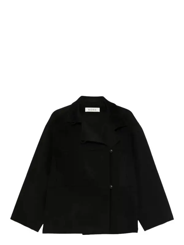 RÓHE Button-up Jacket - Black