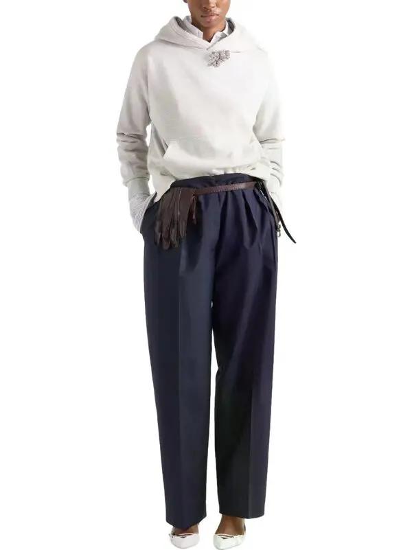 Prada Light Mohair Trousers - Blue