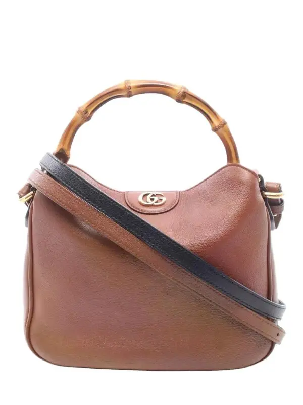 Gucci Bamboo Diana Top Handle Bag - Brown
