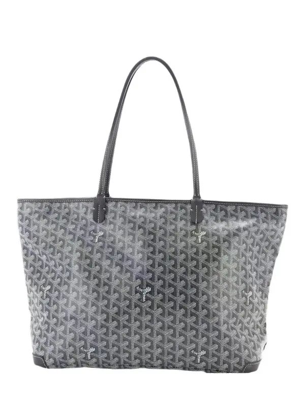 Goyard Artois Tote Coated Canvas Mm Shoulder Bag - Grey