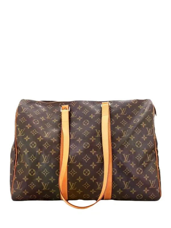 LOUIS VUITTON Flanerie Handbag Monogram Canvas 45 Travel Bag - Brown
