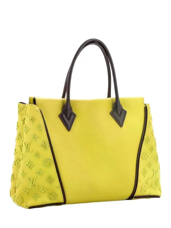LOUIS VUITTON W Veau Cachemire Calfskin Pm Tote Bag - Yellow