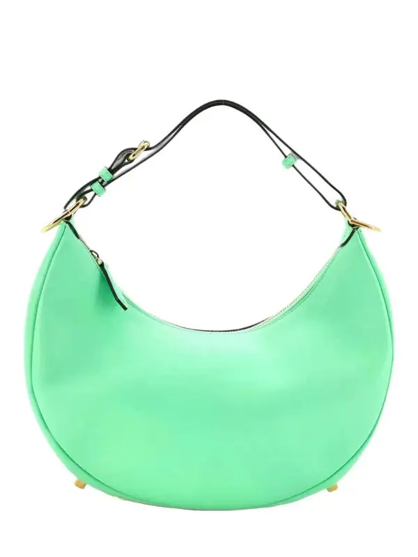 Fendi Leather Hobo Bag - Green