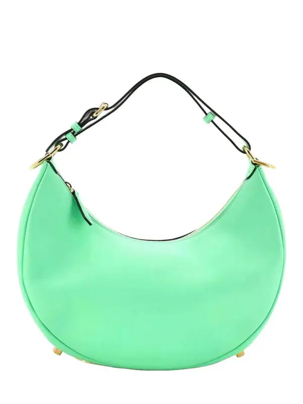 Fendi Leather Hobo Bag - Green