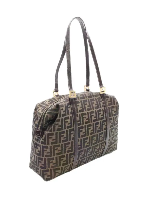 Fendi Zucca Shoulder Bag - Brown