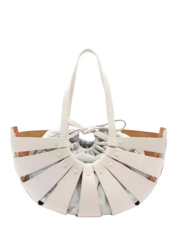 Bottega Veneta The Shell Shoulder Bag - White