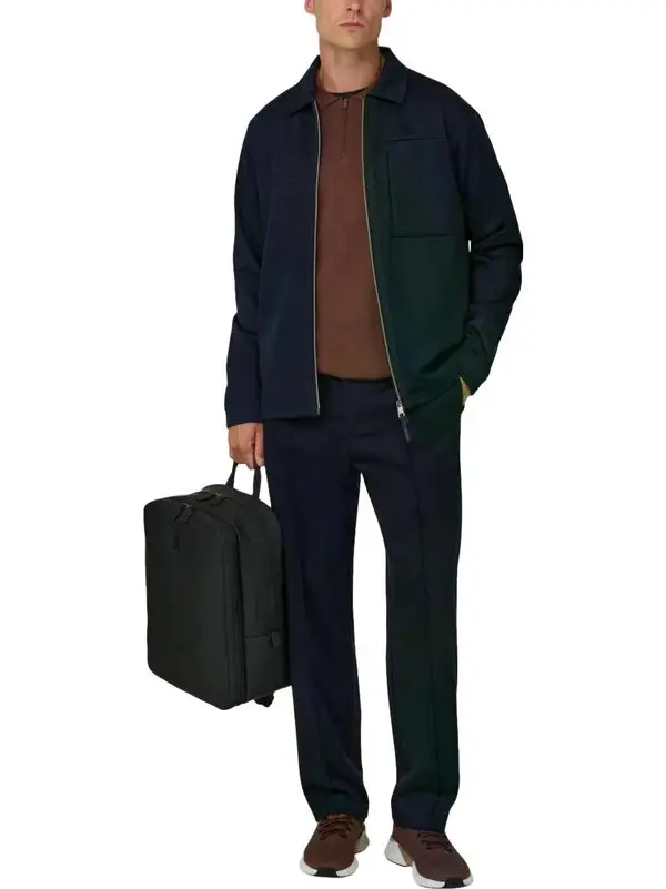 Boggi Milano Wooltech Shirt Jacket - Blue