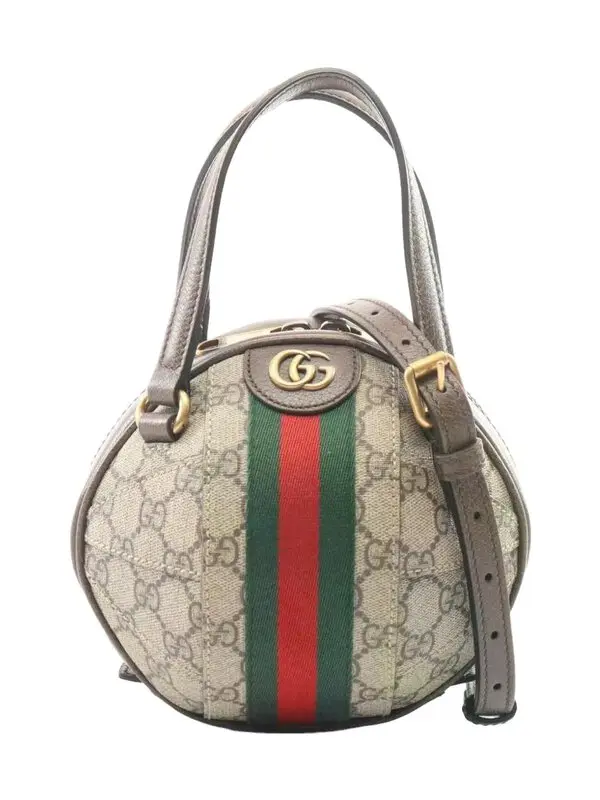 Gucci Ophidia Gg Supreme Handbag - Neutrals