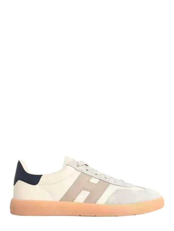 Hogan Suede-panelled Sneakers - Neutrals