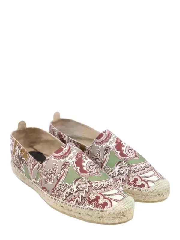 Etro Paisley Print Espadrilles - Red