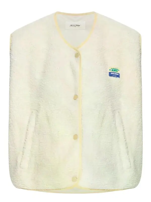 American Vintage Faux Fur Gilet - Neutrals