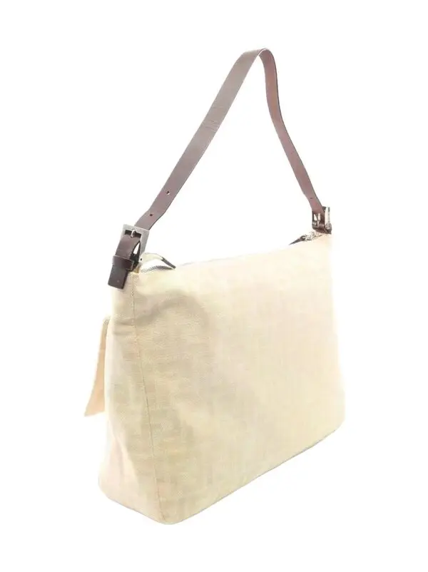Fendi 2000s Zucca Mamma Baguette Shoulder Bag - Neutrals