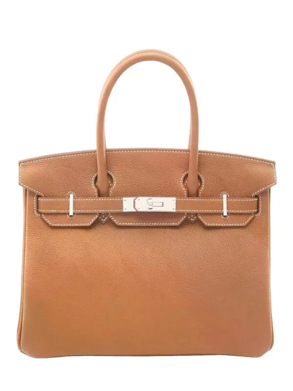 Hermès 30 Birkin Togo Tote Bag - Brown