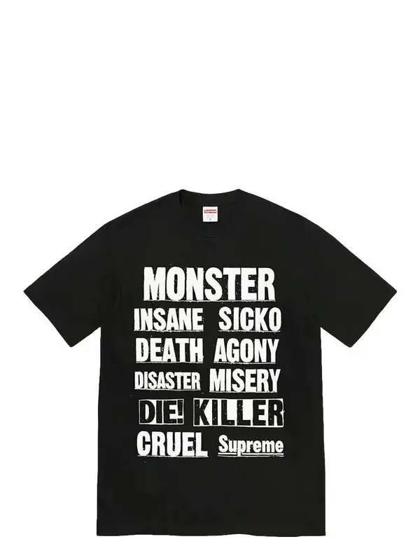 Supreme Logo-print T-shirt - Black