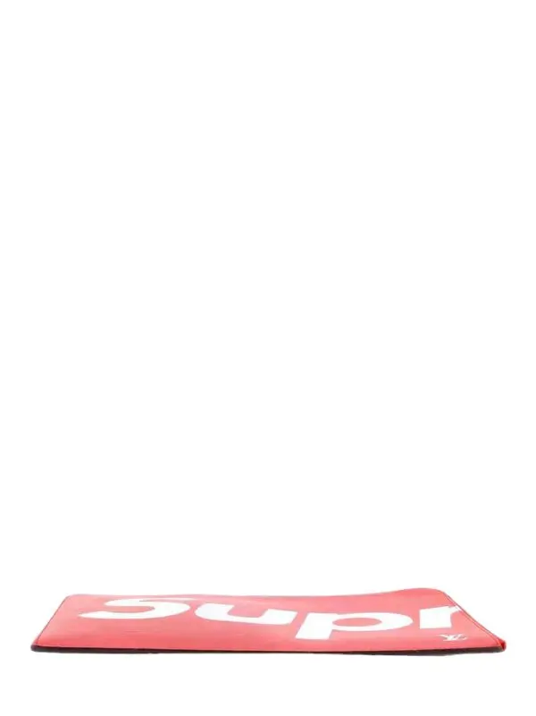 LOUIS VUITTON Pochette Jour Limited Edition Supreme Epi Leather Gm Clutch Bag - Red