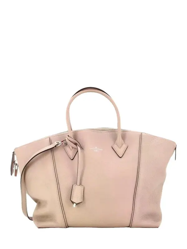 LOUIS VUITTON Soft Lockit Mm Satchel Handbag - Neutrals