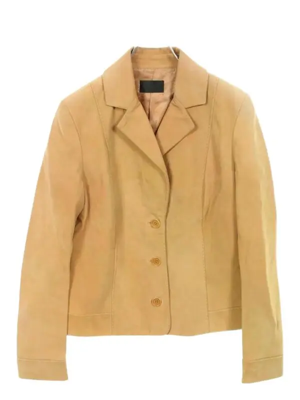 Loewe 2000s Tailored Suede Jacket - Neutrals