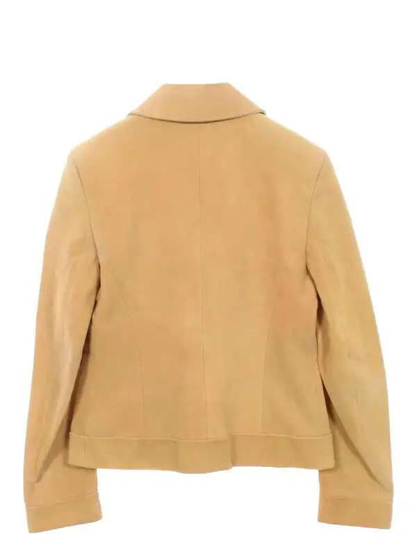 Loewe 2000s Tailored Suede Jacket - Neutrals