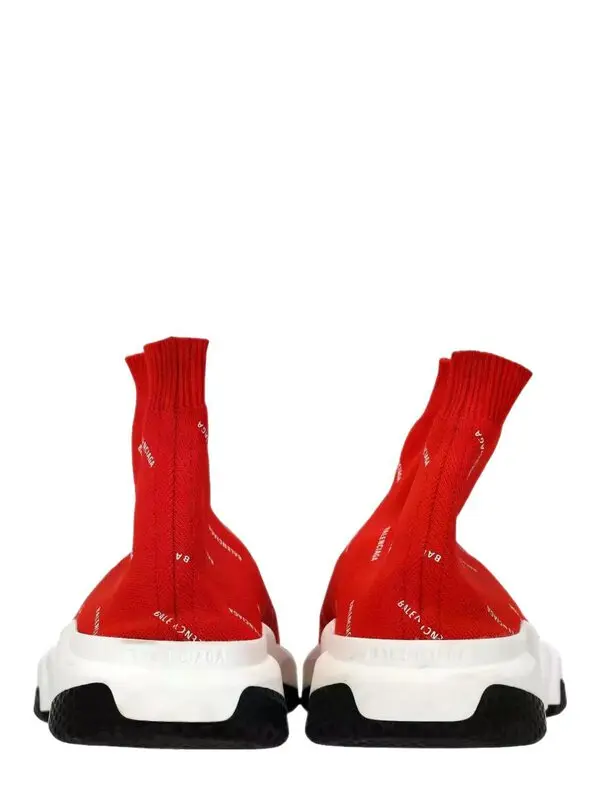 Balenciaga Speed Logo-print Sneakers - Red