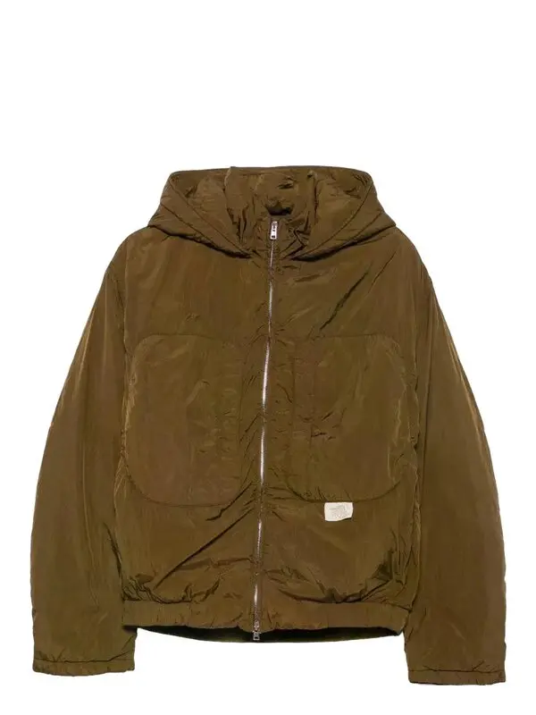 RANRA Hooded Zip-up Jacket - Green