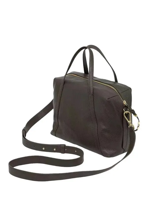 COCCINELLE Grained Leather Tote Bag - Brown