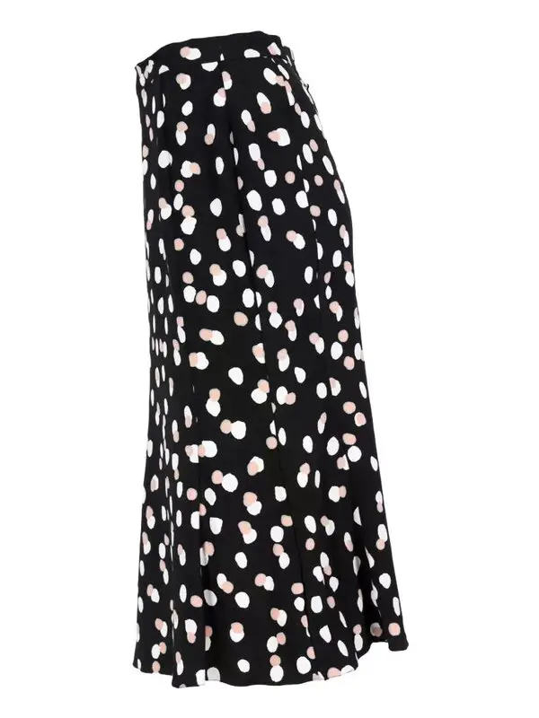 Altuzarra Polka Dot Midi Skirt - Black