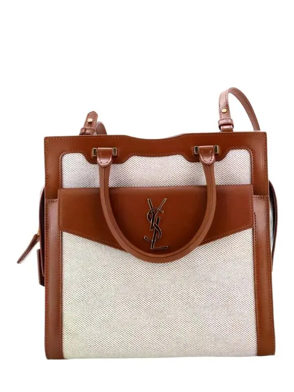 Saint Laurent Uptown Tote Bag - Brown