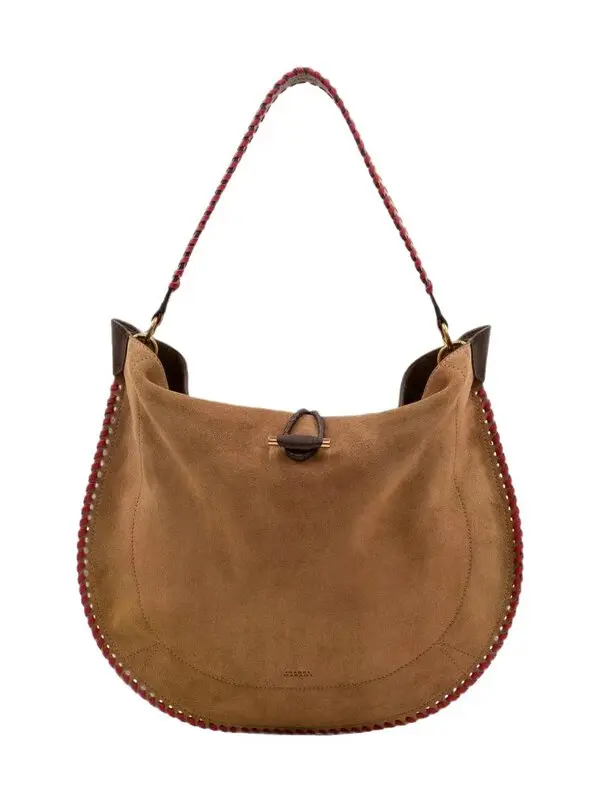 Isabel Marant Étoile Oskan Whipstitch Shoulder Bag - Brown