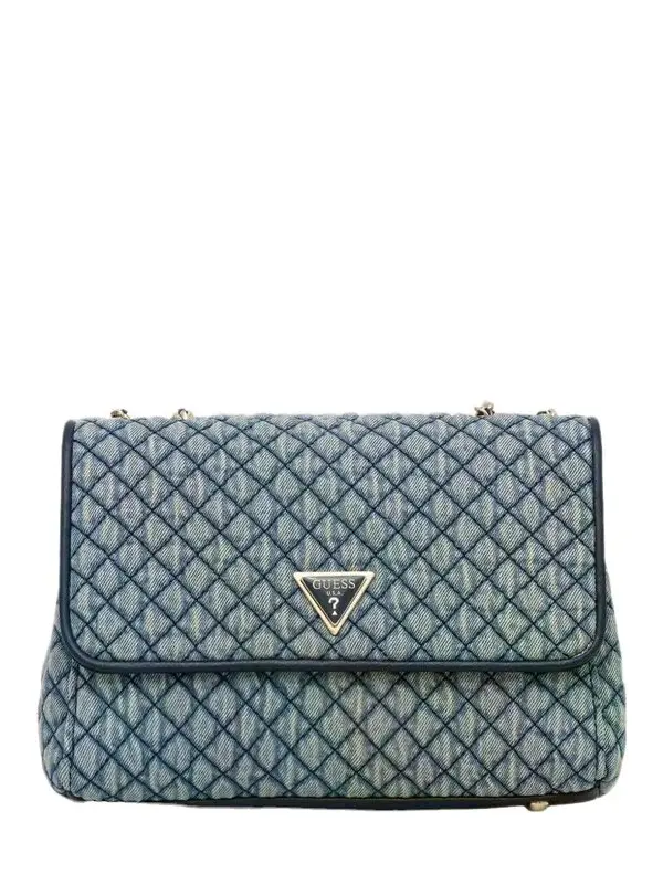 Guess Giully Quilted Crossbody Bag - Blue