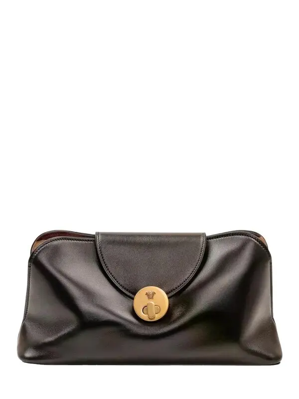 Versace Medusa '95 Leather Crossbody Bag - Black