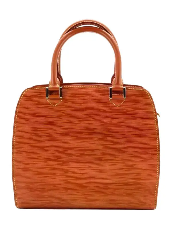LOUIS VUITTON Pont Neuf Handbag Epi Leather Pm Satchel - Brown