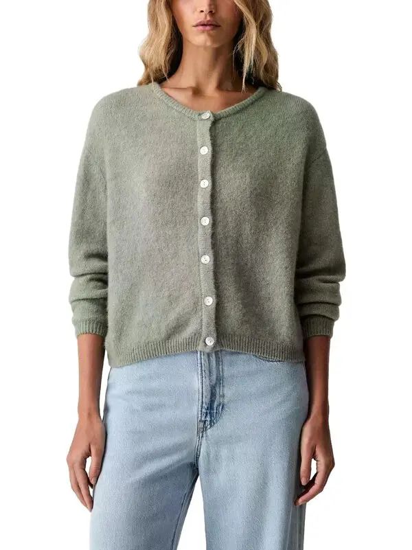 American Vintage Vitow Knitted Cardigan - Green