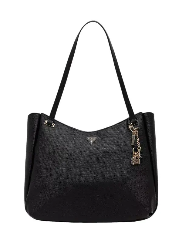 Guess Gilda Logo-plaque Tote Bag - Black