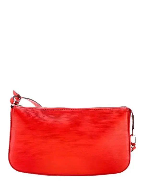 LOUIS VUITTON Pochette Accessoires Nm Epi Leather Clutch Bag - Red