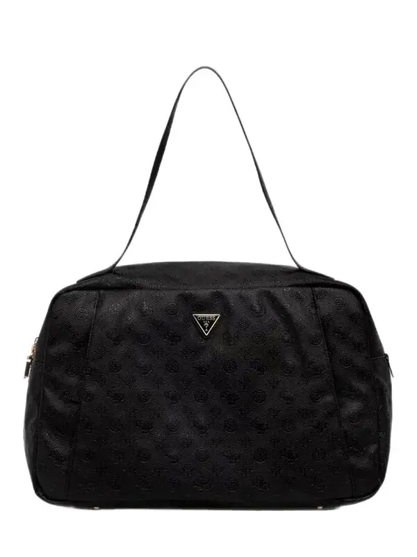 Guess Devon Logo-embossed Tote Bag - Black