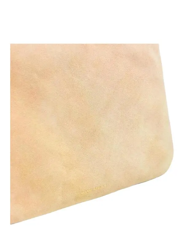 Manu Atelier Suede Shoulder Bag - Neutrals