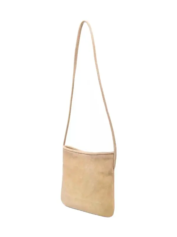 Manu Atelier Suede Shoulder Bag - Neutrals