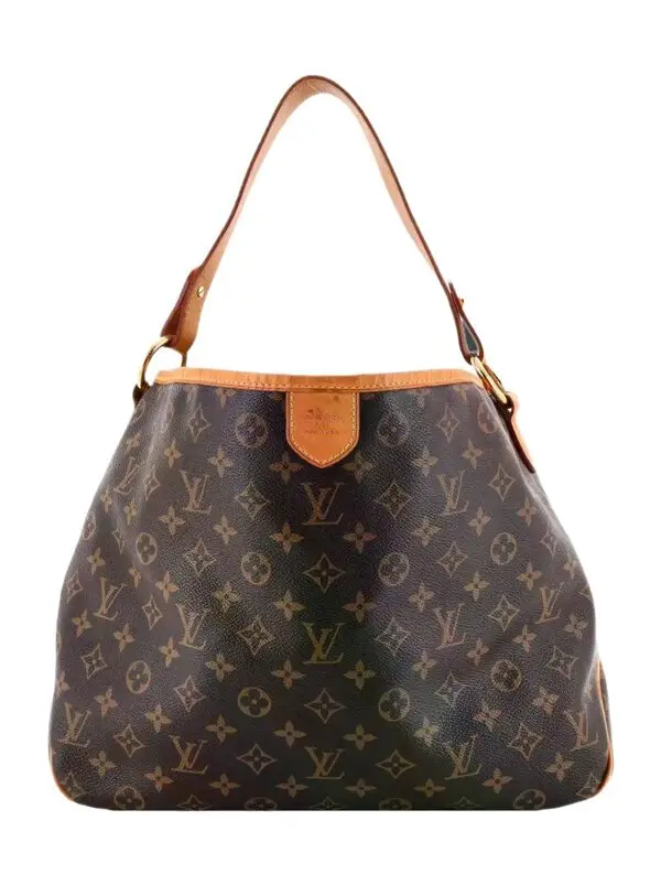 LOUIS VUITTON Monogram Canvas Pm Hobo Bag - Brown