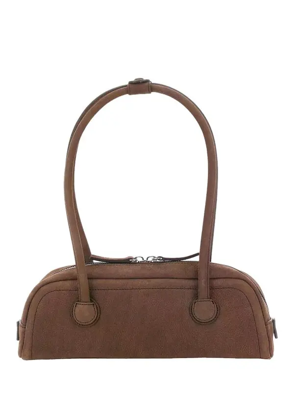 MARGESHERWOOD Mini Nubuck Leather Shoulder Bag - Brown