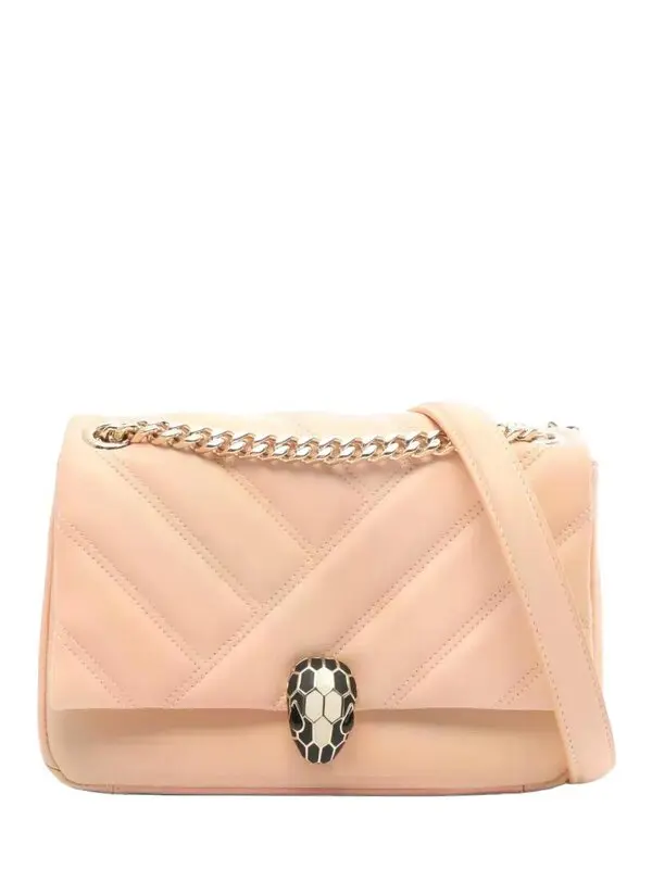 BVLGARI Serpenti Cabochon Shoulder Bag - Neutrals