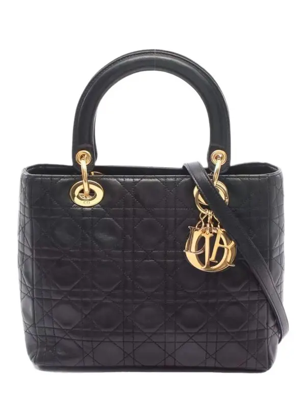 Dior Lady Tote Bag - Black