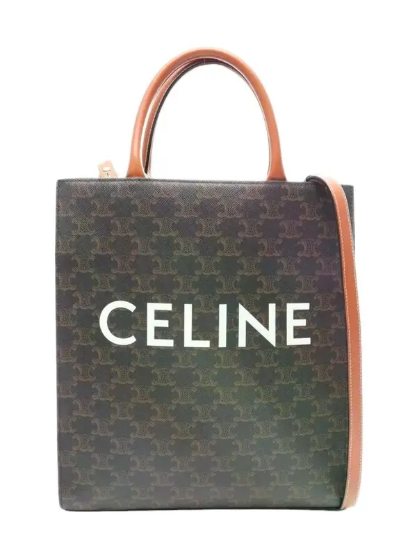Celine Triomphe Vertical Tote Bag - Brown