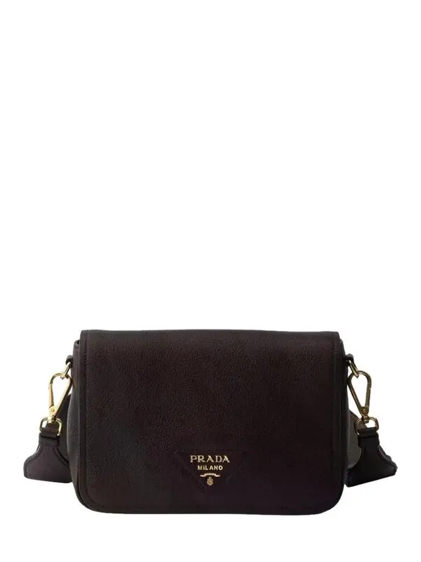 Prada Leather Shoulder Bag - Brown