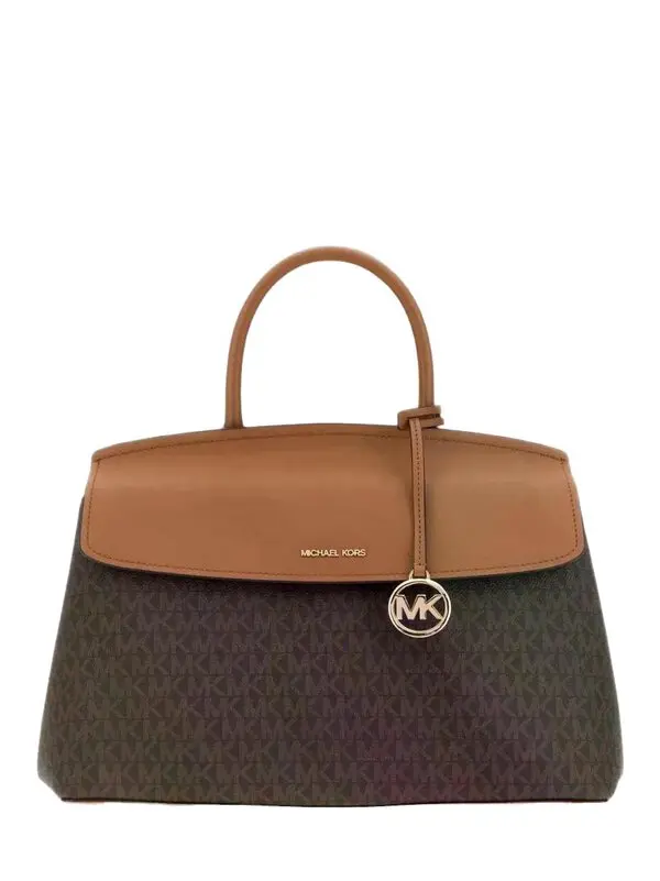 Michael Kors Hamilton Logo-print Monogram Tote Bag - Brown