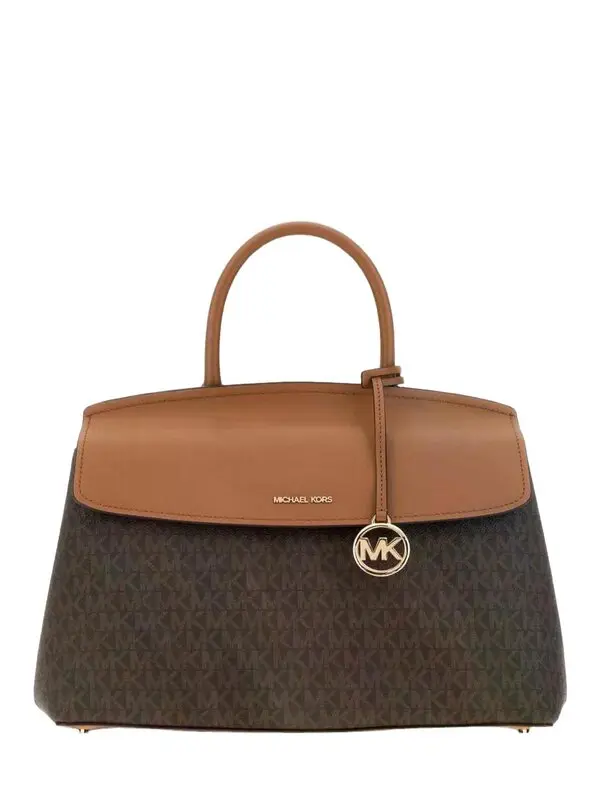 Michael Kors Hamilton Logo-print Monogram Tote Bag - Brown