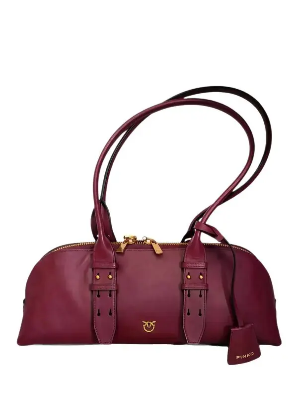 Pinko Large Escape Bag Shoulder Bag With Buckle Detail - Red