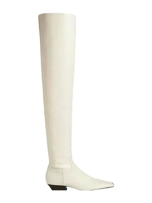 Khaite Marfa Over-the-knee Boots - Neutrals