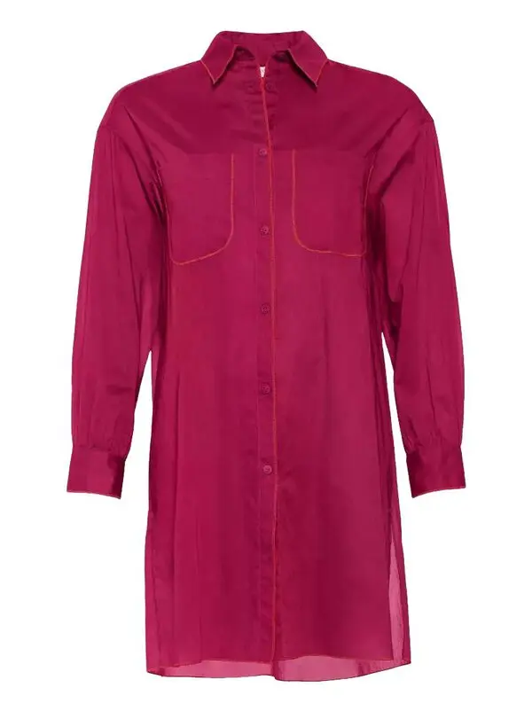 ERES Contrast-trimmed Shirt - Pink